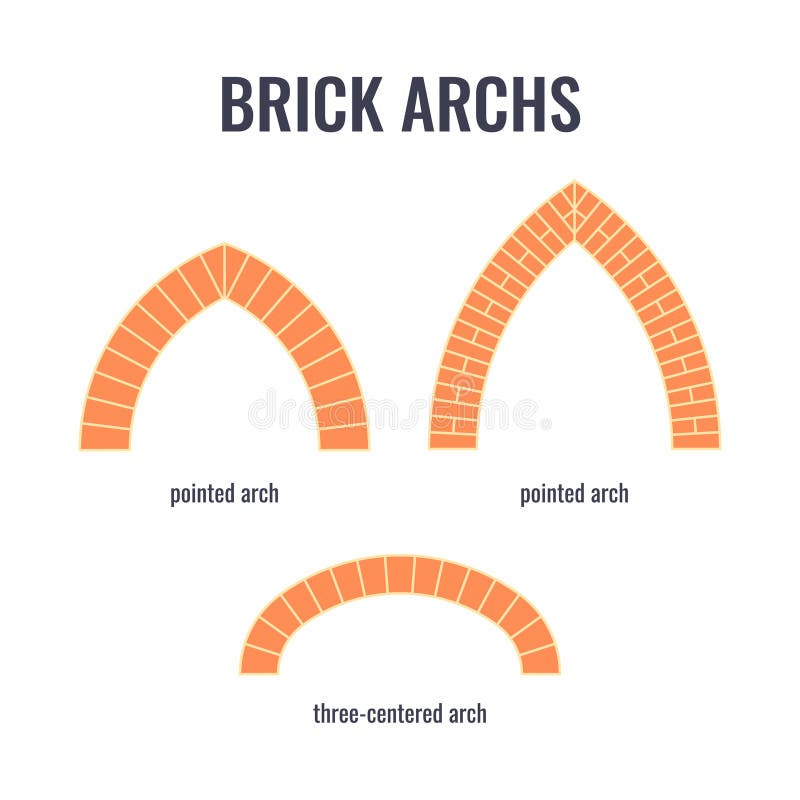 Vector Brick Icons in Simple Flat Style Stock Vector - Illustration of ...