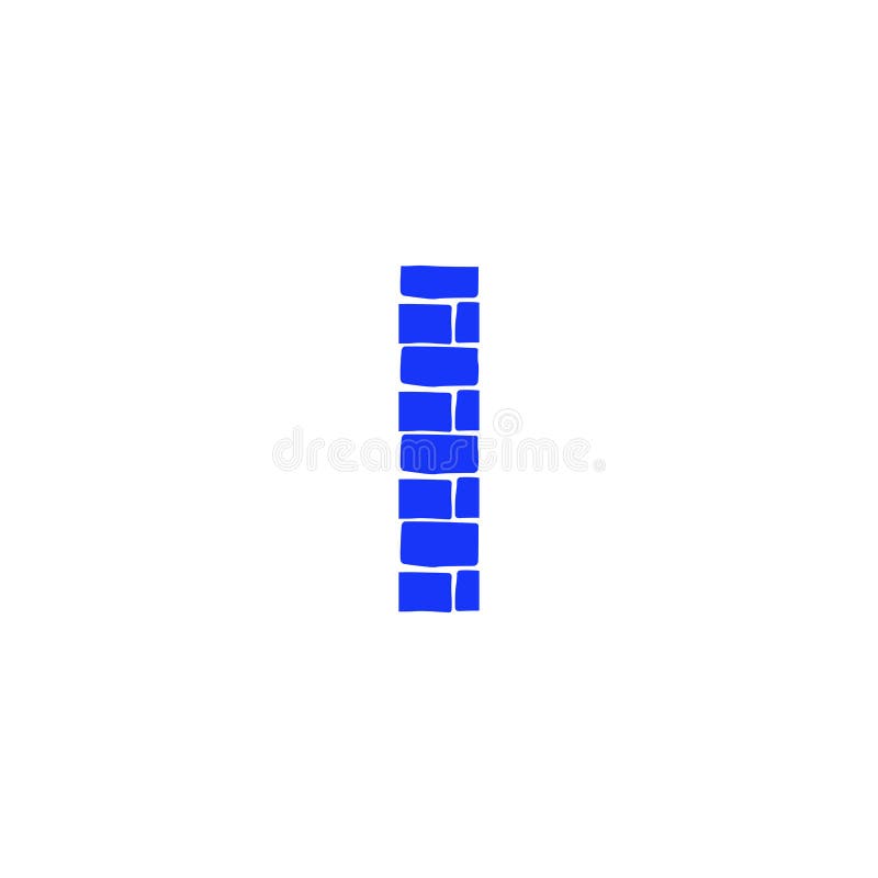 Brick Alphabet I Stock Illustrations – 139 Brick Alphabet I Stock ...