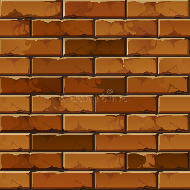 Vector Brick Wall Background Texture Pattern Stock Vector ...