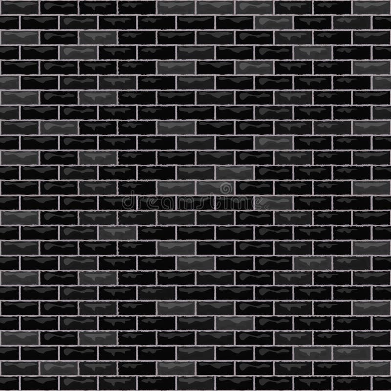 Vector Brick Wall Black Grey Stock Vector - Illustration of brick ...