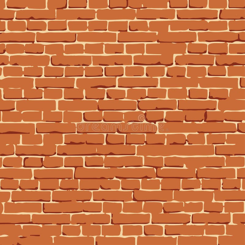 Vector Brick Wall Texture Illustration, Brickwall Pattern Stock Vector ...
