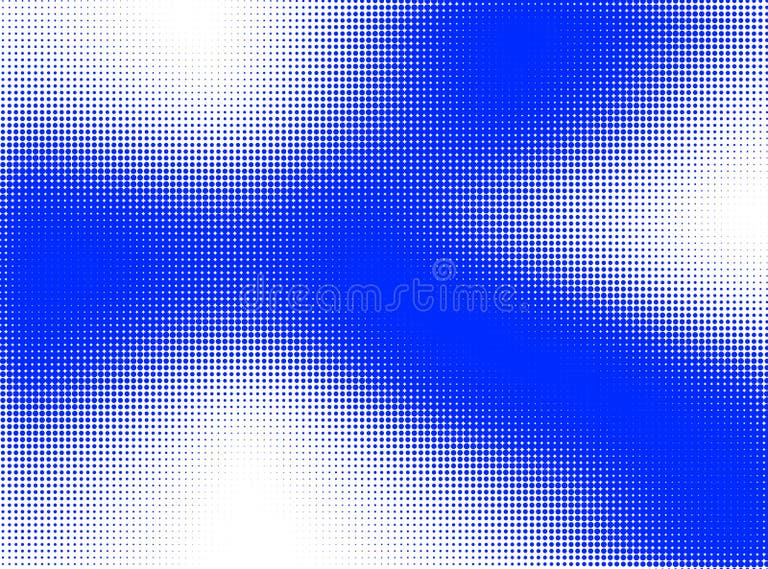 Vector Bright Blue Halftone Pattern Stock Vector - Illustration of ...