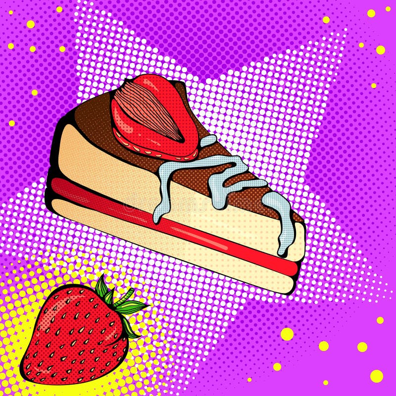 Birthday Cake Pop Art Comic Stock Illustrations – 277 Birthday Cake Pop ...