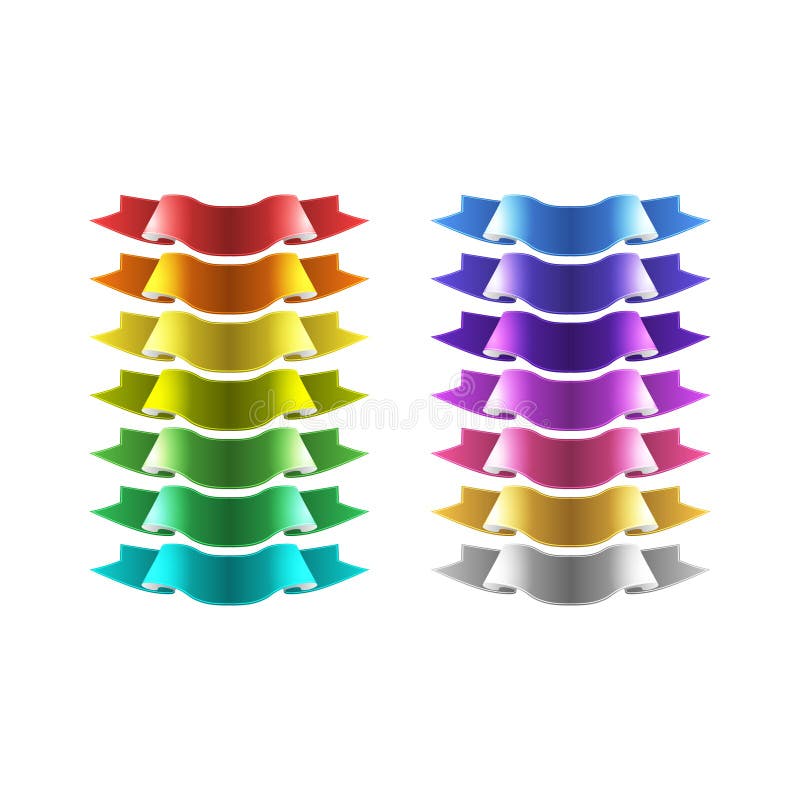 Vector ribbons set stock illustration. Illustration of golden - 87817623 Vector ribbons set stock illustration. Illustration of golden - 87817623