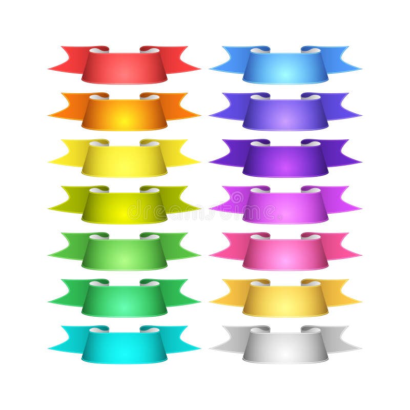 Vector ribbons set stock illustration. Illustration of curl - 99634462 Vector ribbons set stock illustration. Illustration of curl - 99634462