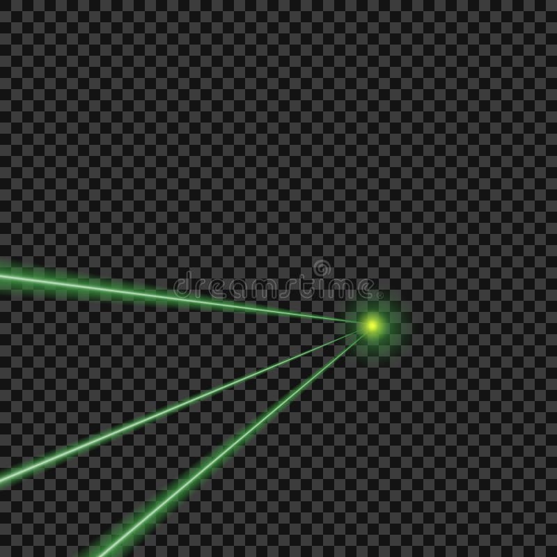 Vector Bright, Green, Laser Beams on Isolated Transparent Background ...