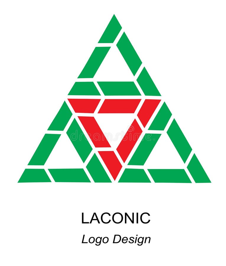 Vector Bright Laconic Triangle Logotype Geometric Delta Logo Concept ...