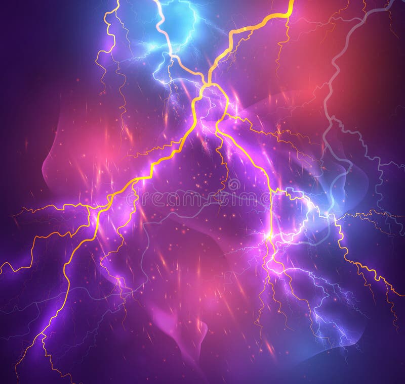 Magenta Lightning Stock Illustrations – 508 Magenta Lightning Stock ...