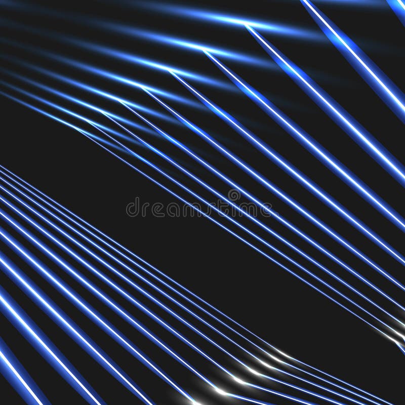 Vector Bright Lines on Dark Background Stock Illustration ...