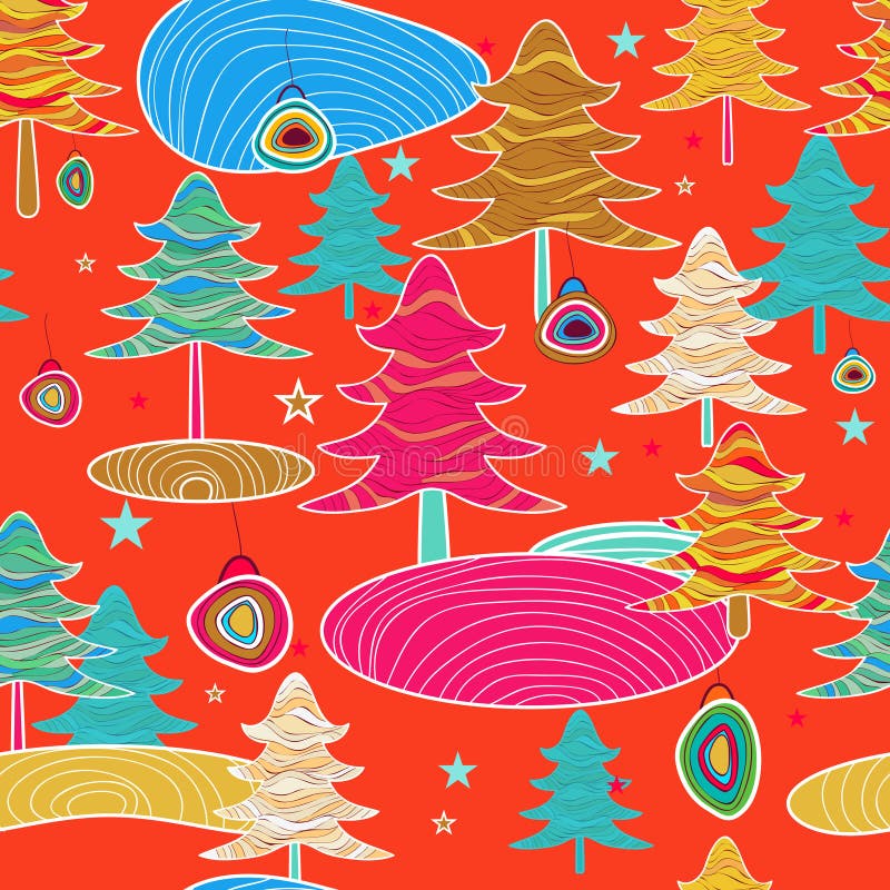 Vector Bright Seamless Pattern Stock Vector - Illustration of ...