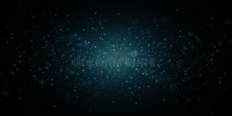 Explosion of Light with Sparks. Abstract Glowing Magic Dust Isolated on ...