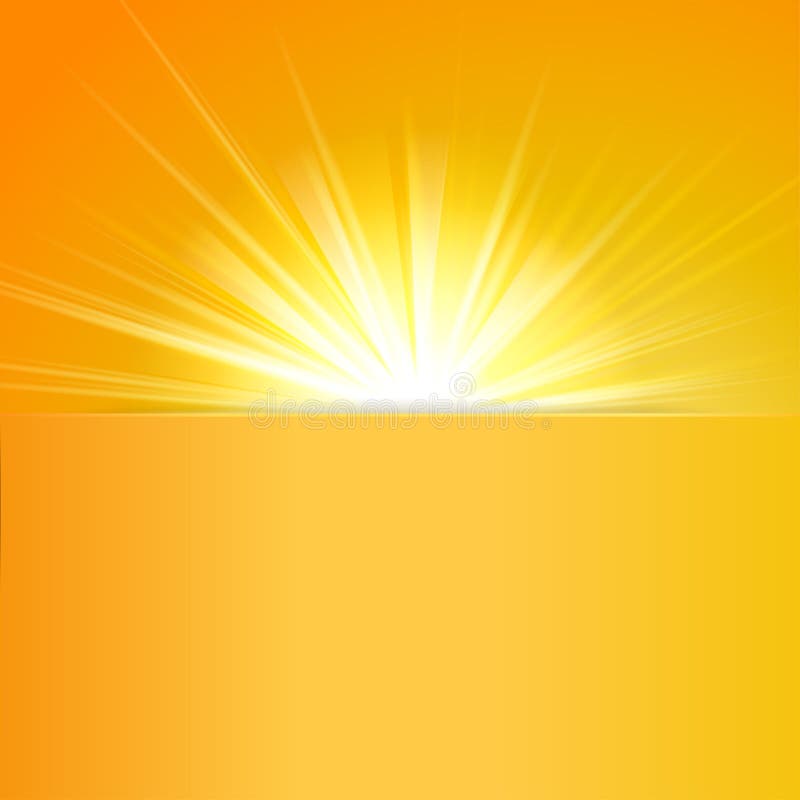 Vector Brillante Del Sol, Rayos De Sol, Rayos Solares Ilustración del ...