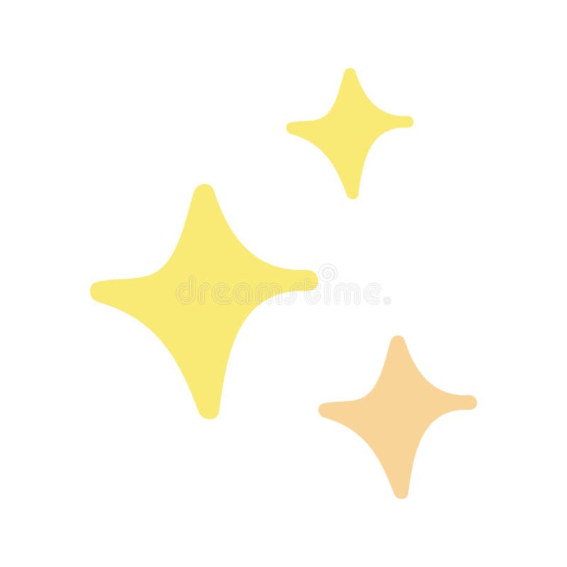 Vector Brillante Dibujado Mano De Las Chispas Ilustración del Vector ...