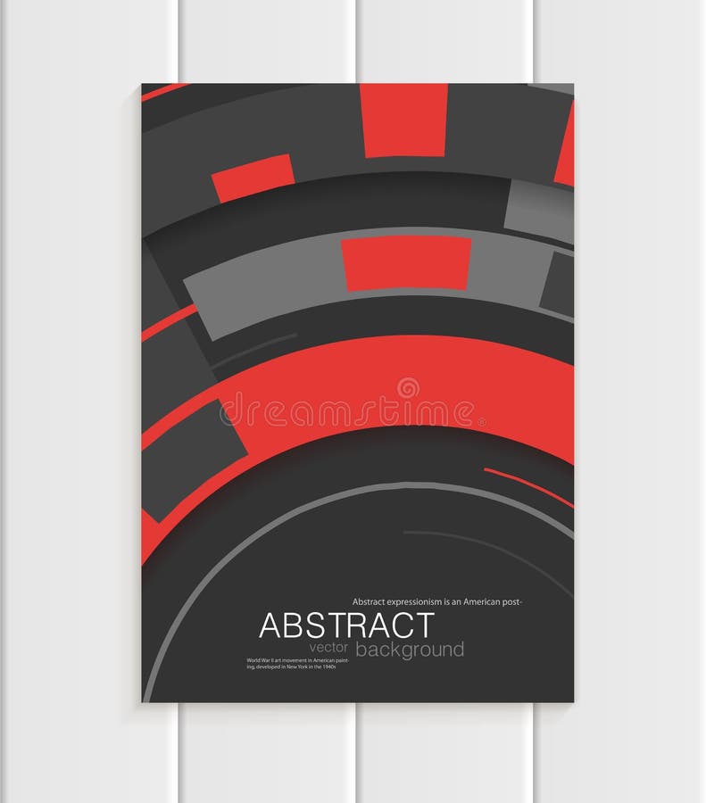 Red Gray Design Template Covers Stock Illustrations – 519 Red Gray ...
