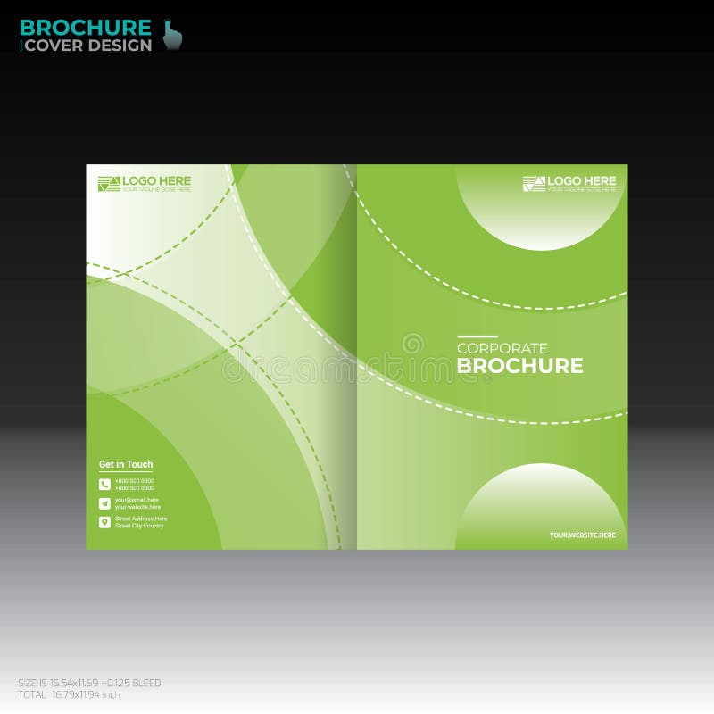 Vector Brochure Cover Design Stock Illustration - Illustration of ...