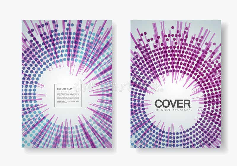 Vector Brochure Cover Design Templates. Circle Collection Stock Vector ...