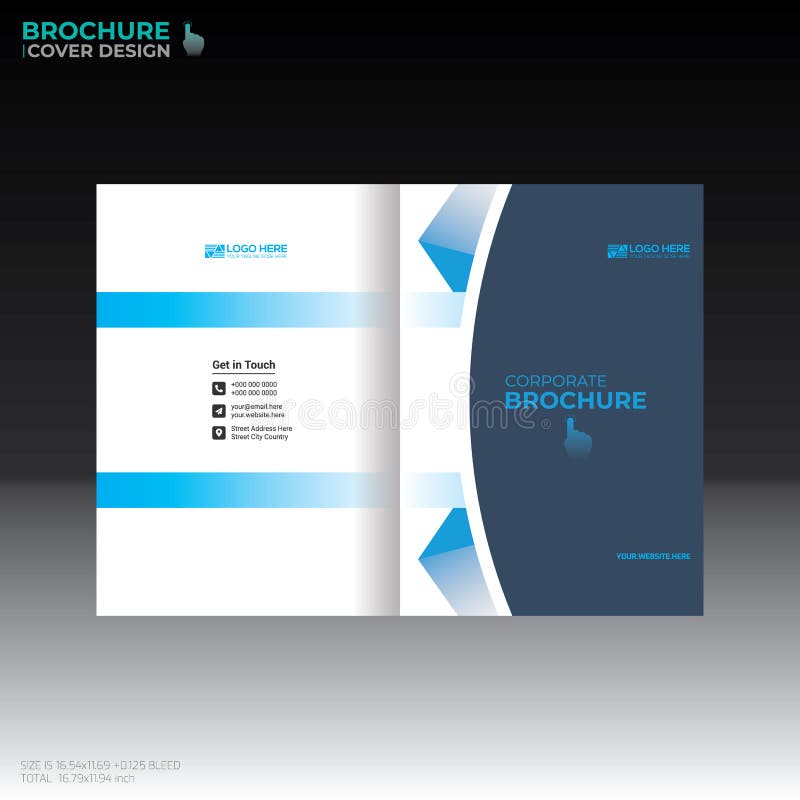Vector Brochure Cover Design Stock Illustration - Illustration of ...