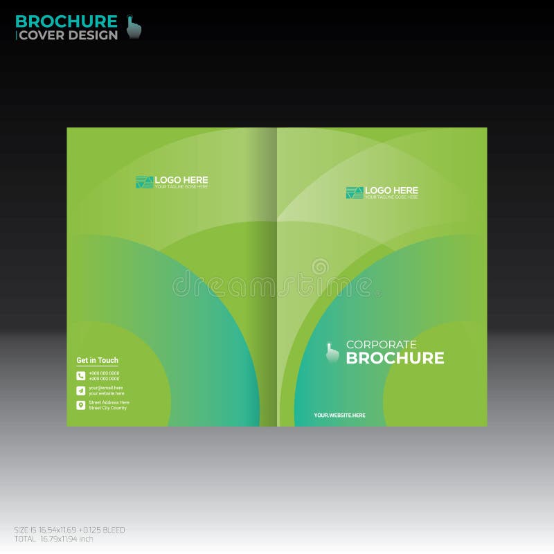 Vector Brochure Cover Design Stock Illustration - Illustration of ...
