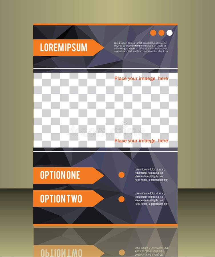 Vector Brochure Cover Template Stock Vector - Illustration of brochure ...