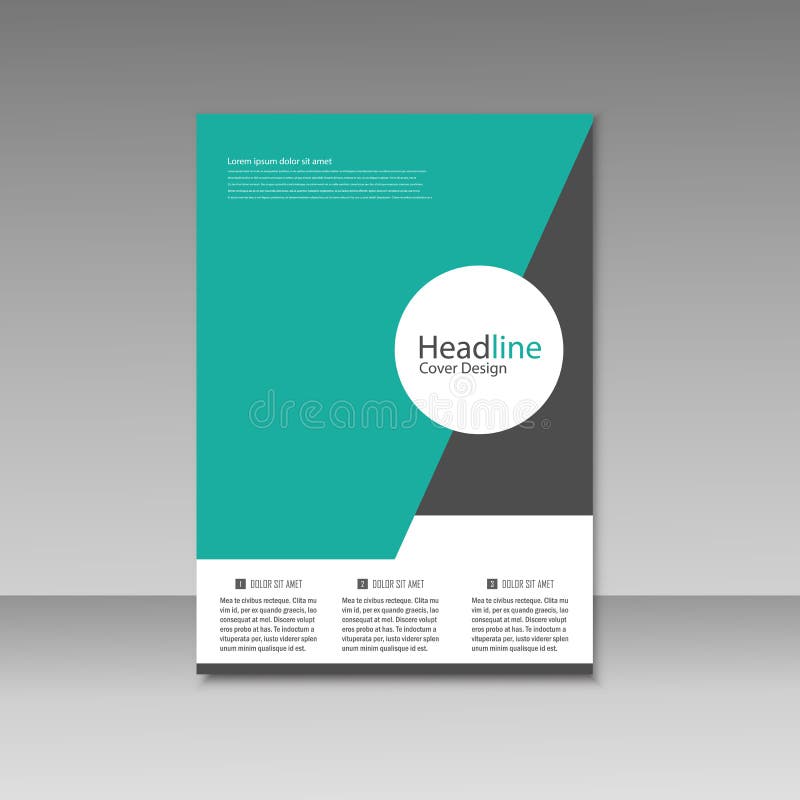 Vector Brochure Design Layout Template Stock Vector - Illustration of ...