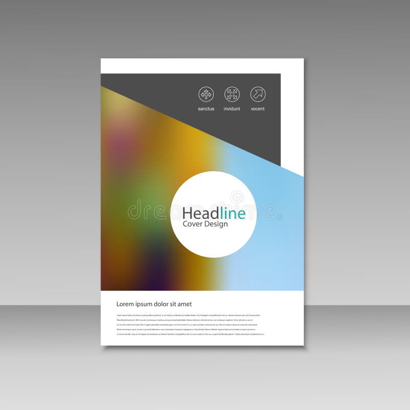 Vector Brochure Design Layout Template Stock Vector - Illustration of ...