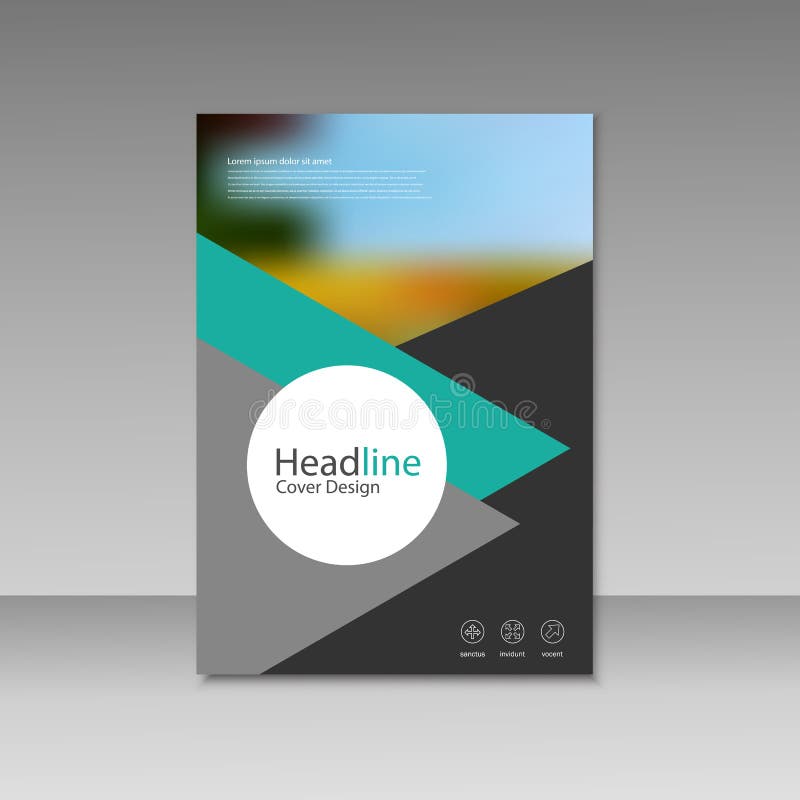 Vector Brochure Design Layout Template Stock Vector - Illustration of ...