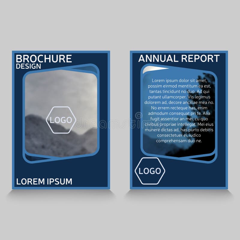 Vector Brochure Flyer Design Layout Template Stock Vector ...