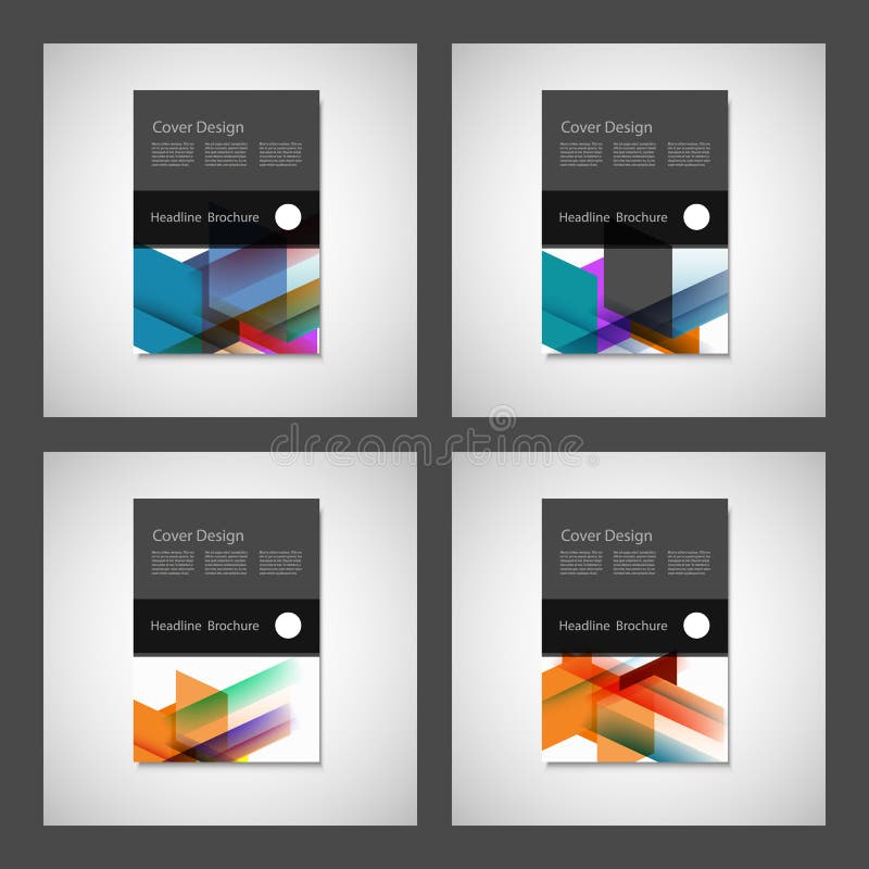 Vector Brochure Flyer Design Layout Template, Size A4, Front Page and ...