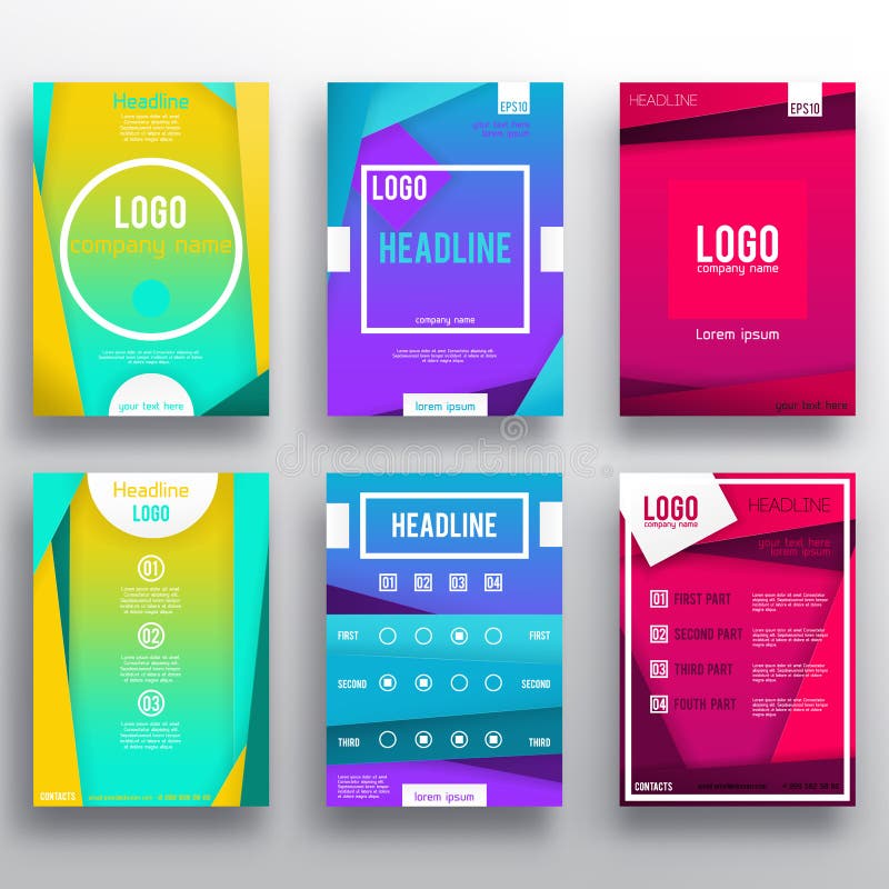 A4 Medical Brochure Design Template Front Back Stock Illustrations – 39 ...