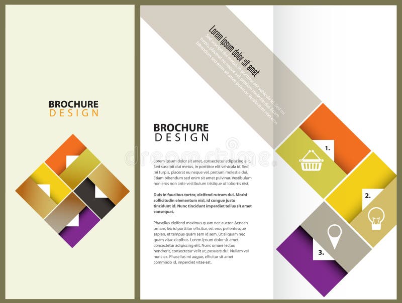 Vector Brochure Layout Design Stock Vector - Illustration of magazine ...