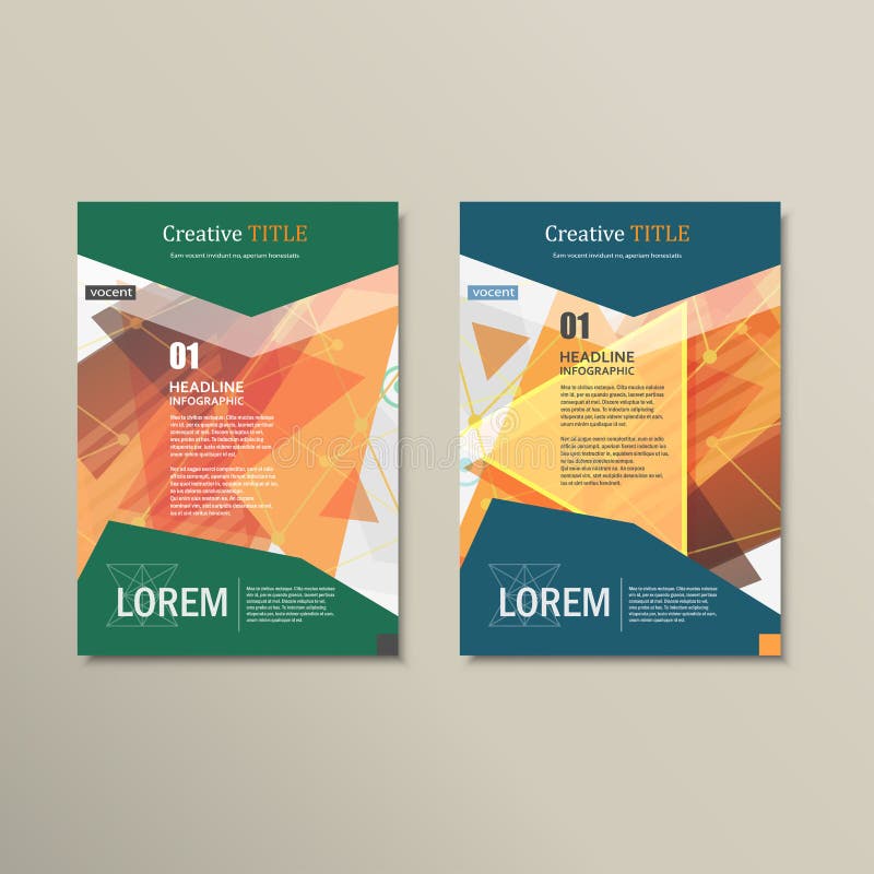 Vector Brochure Layout Design Template Stock Vector - Illustration of ...