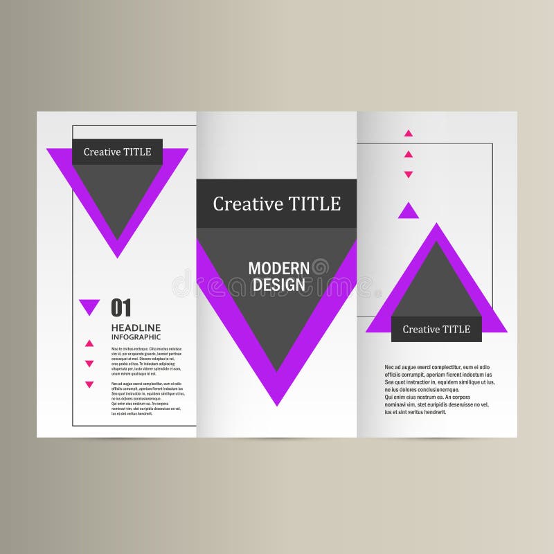 Vector Brochure Layout Design Template Stock Vector - Illustration of ...