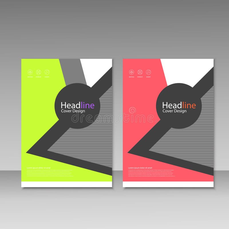 Vector Brochure Magazine. Cover Design and Poster Template Stock Vector ...