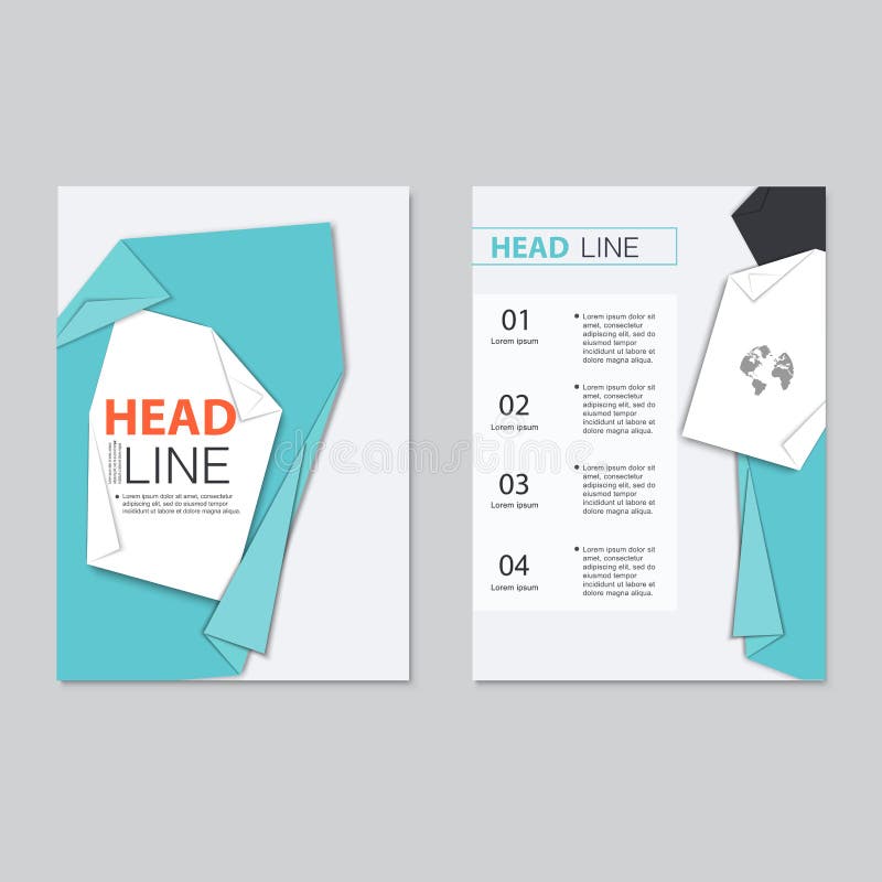 Vector Brochure Template Design. Abstract Backgrounds,Flat Info Stock ...