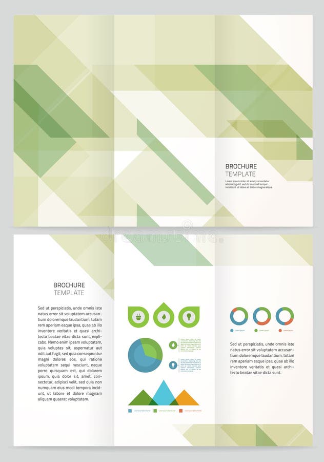 Vector Brochure Template Design Stock Vector - Illustration of icon ...