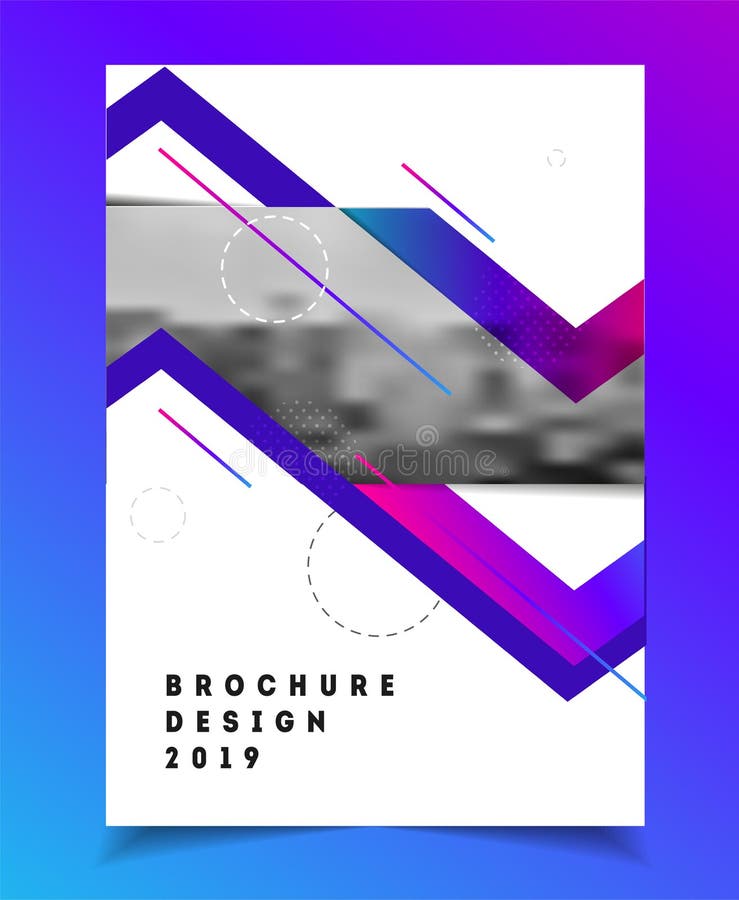 Vector brochure template stock vector. Illustration of creative - 126138566