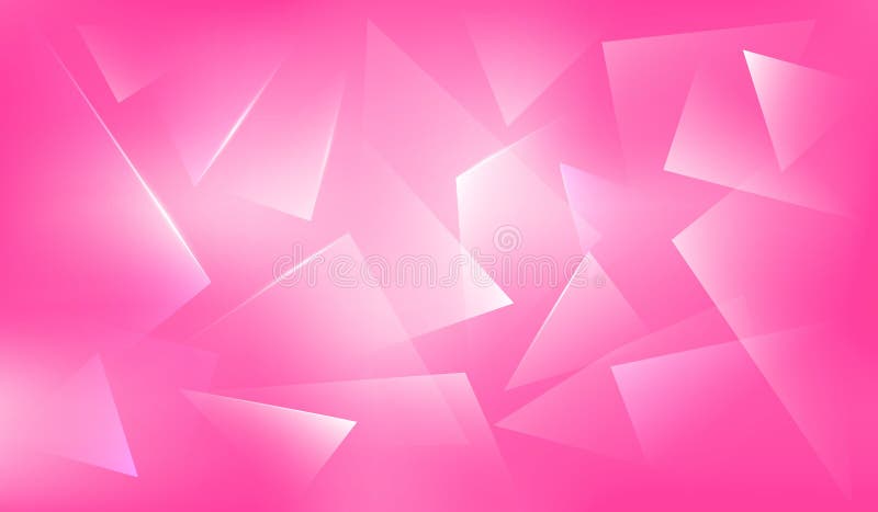 Vector Broken Glass Pink Background. Explosion, Destruction Cracked ...
