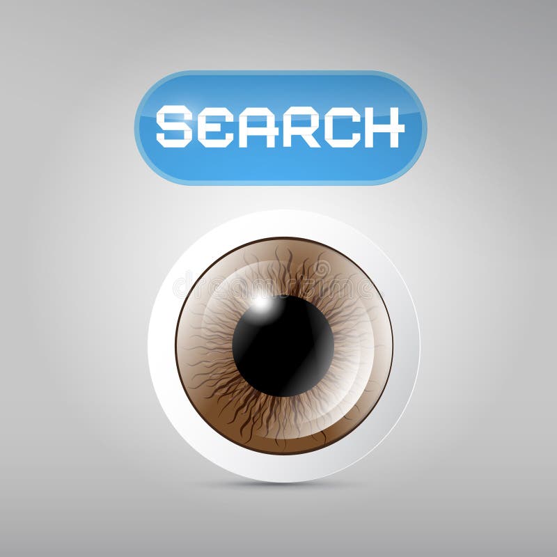 Eye stock illustration. Illustration of dotted, modern - 10557680
