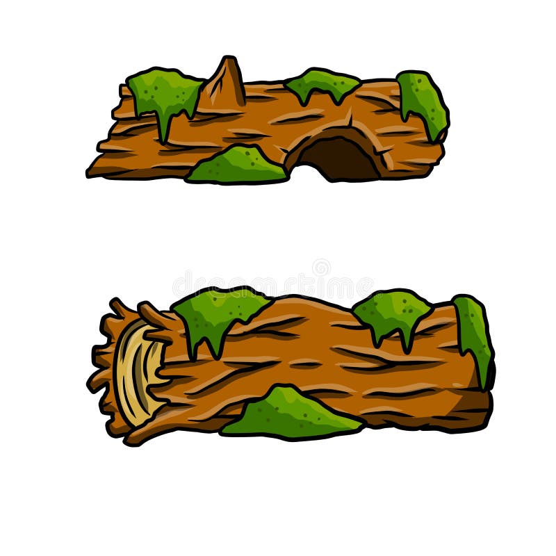 Moss Log Stock Illustrations – 175 Moss Log Stock Illustrations ...