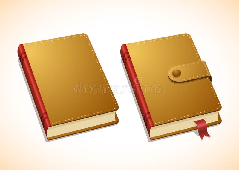 Vector Brown Notebook Cover Page Stock Vector - Illustration of graphic ...