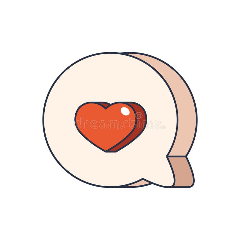 Bubble Heart Talk Stock Illustrations – 13,506 Bubble Heart Talk Stock ...