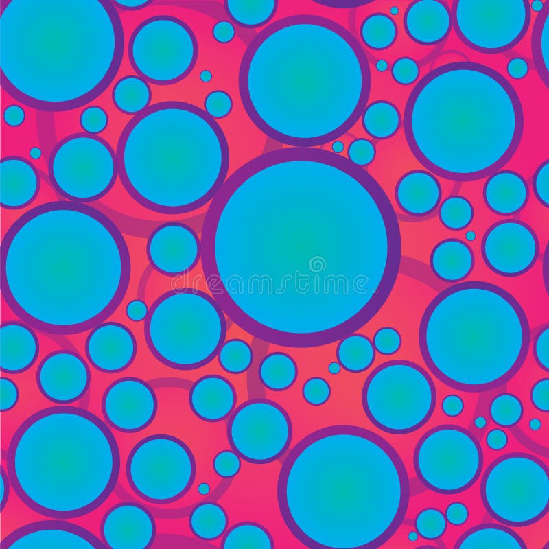 Vector Bubble Pattern stock vector. Illustration of blue - 40039400