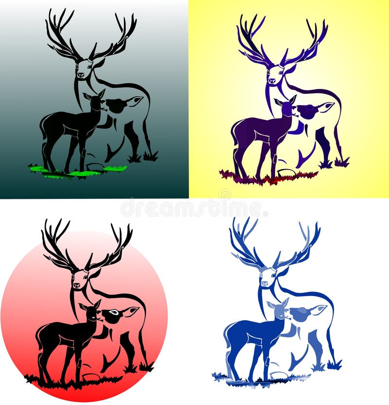 Vector Buck Deer stock illustration. Illustration of nature - 28997235
