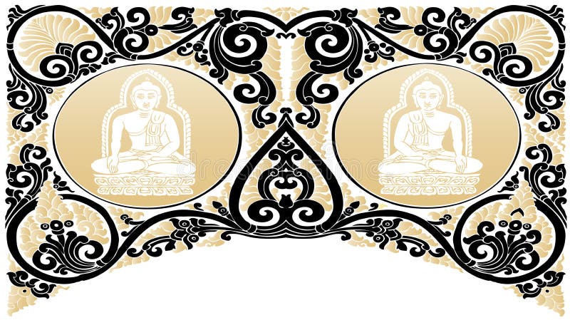 Vector Buddha patterns stock vector. Illustration of illustrations ...