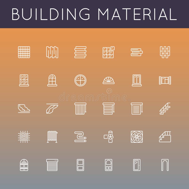 Material icons stock vector. Illustration of metal, glassy - 29293098