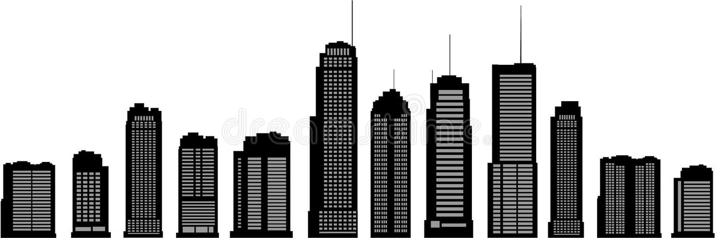 Tall Gray Concrete Buildings Stock Illustrations – 365 Tall Gray ...