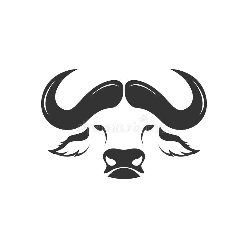 Vector Bull Design on White Background. Wild Animals. Easy Editable ...