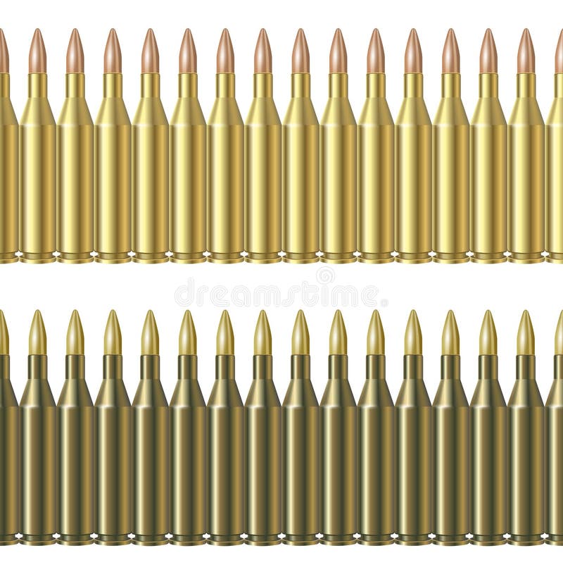 Gun and bullet pattern stock vector. Illustration of army - 20695371