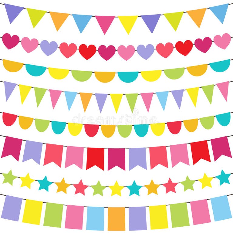 Vector Bunting stock vector. Illustration of abstract - 25278115