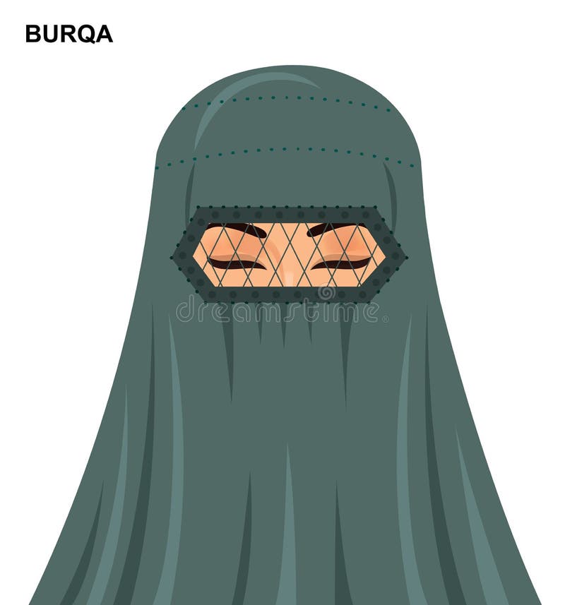Vector Burqa Style, Beautiful Arabic Muslim Woman in Burqa - Ill Stock ... Vector Burqa Style, Beautiful Arabic Muslim Woman in Burqa - Ill Stock ...